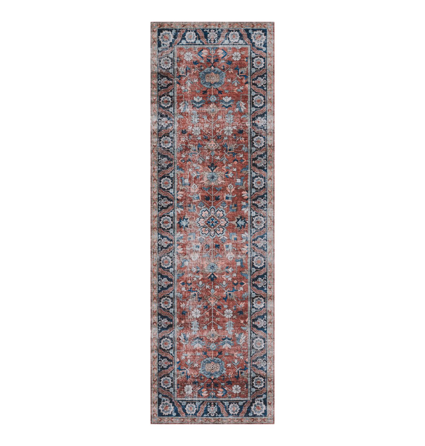 Doheny Transitional Oriental Diana Rust Rug – From The Forest, LLC